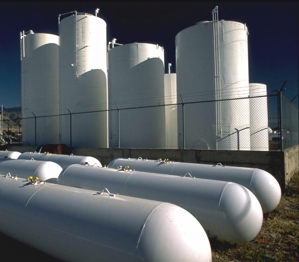 Large propane and natural gas storage facility - 祥暉氣體